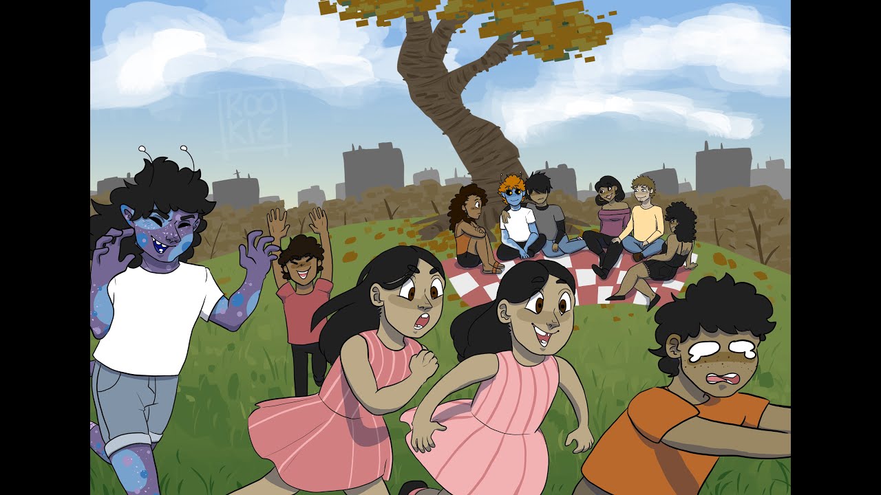 Family Picnic - Speedpaint - YouTube