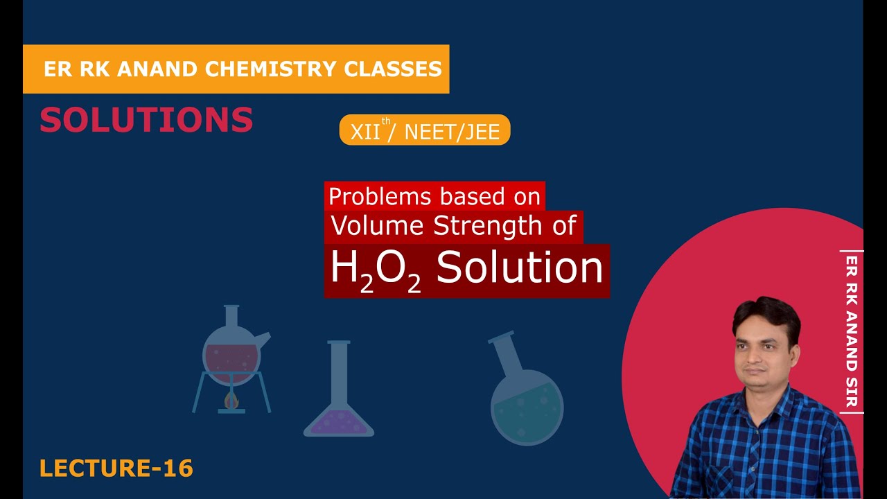 Solutions | | Lecture-16 | | Class-12th | | Problems based on Vol ...