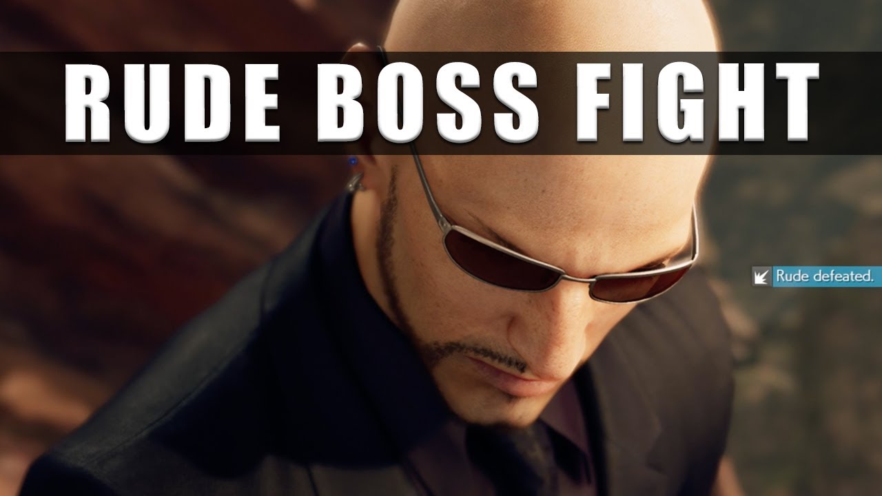 Final Fantasy 7 Remake how to beat Rude - Rude boss fight tips - YouTube