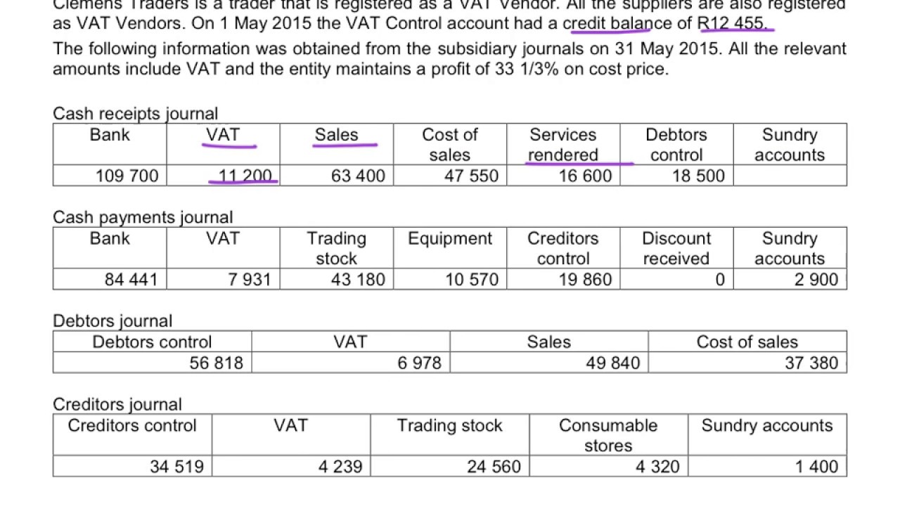 VAT QUESTION 3 - YouTube