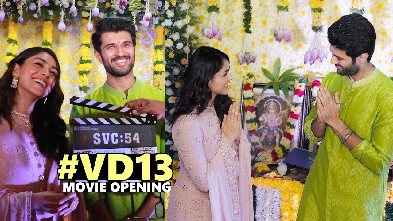 Vijay Deverakonda #VD13 Movie Opening Video Exclusive | Mrunal Thakur ...