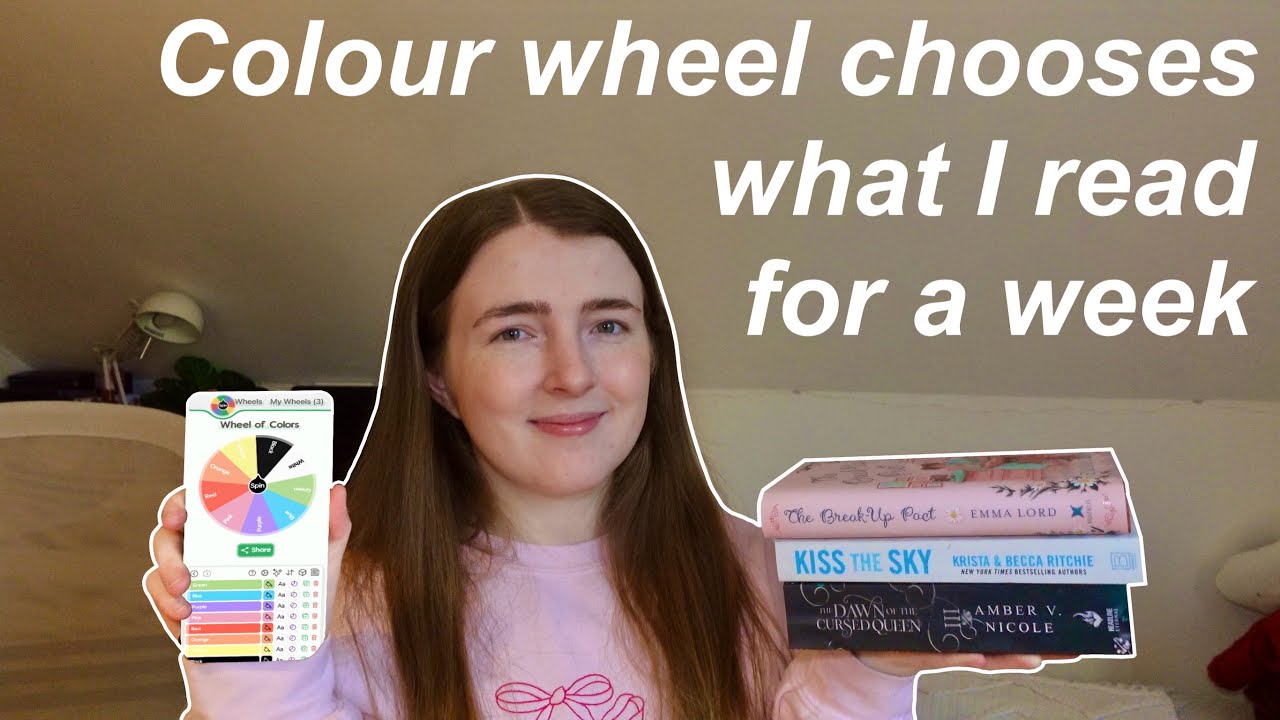 colour wheel chooses what I read for a week 📚 spoiler free reading vlog ...