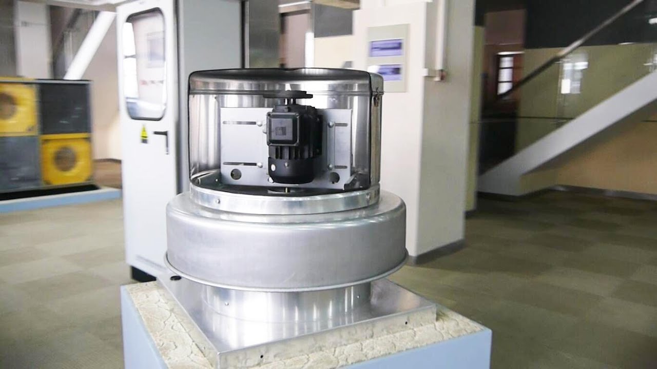 ROOF MOUNTED EXHAUST FAN - RTC - YouTube
