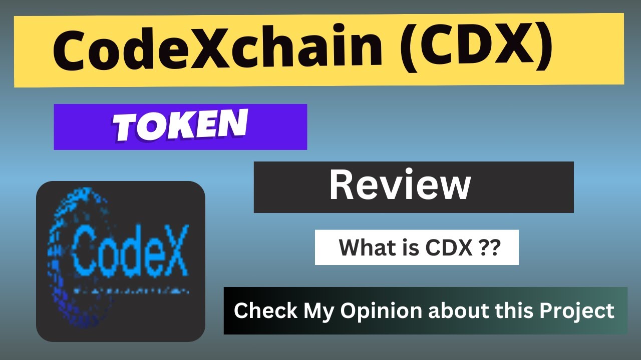 What is CodeXchain (CDX) Coin | Review About CDX Token - YouTube