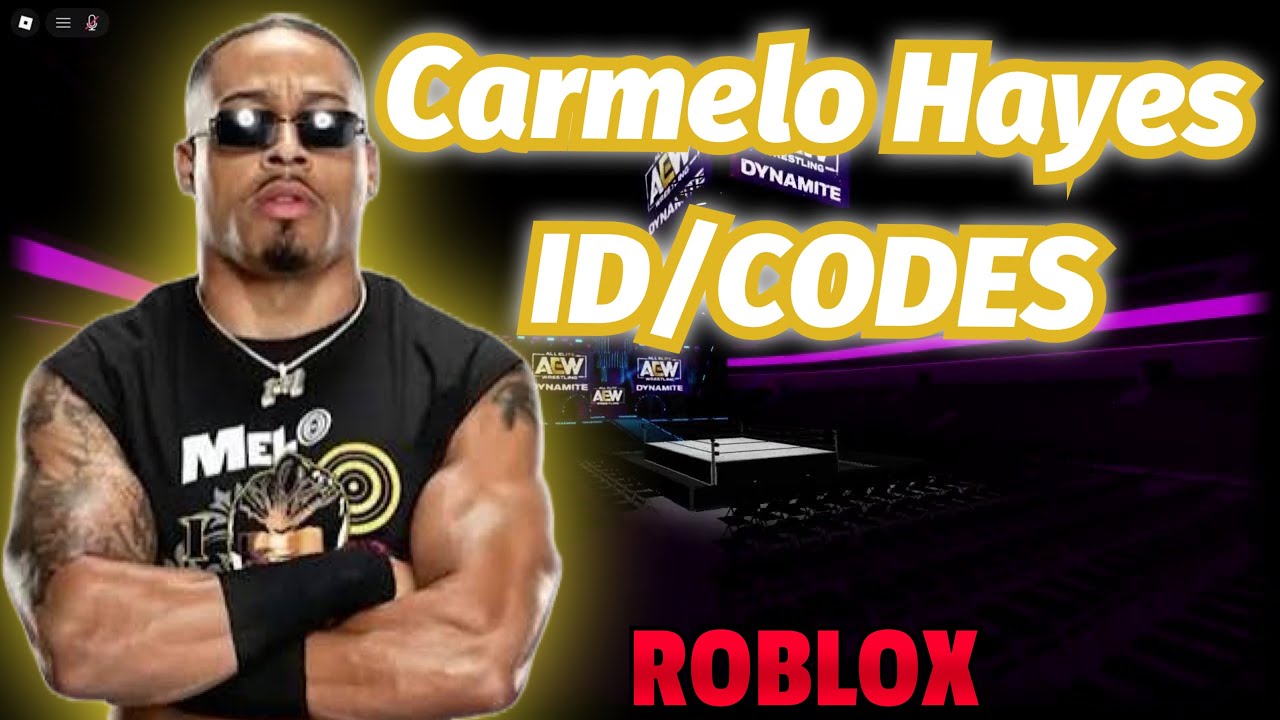 ROBLOX AEW: Carmelo Hayes Titantron CODES/ID! - YouTube