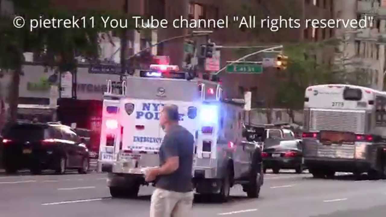 NYPD responding Emergency Service Unit New York 2016 HD © - YouTube