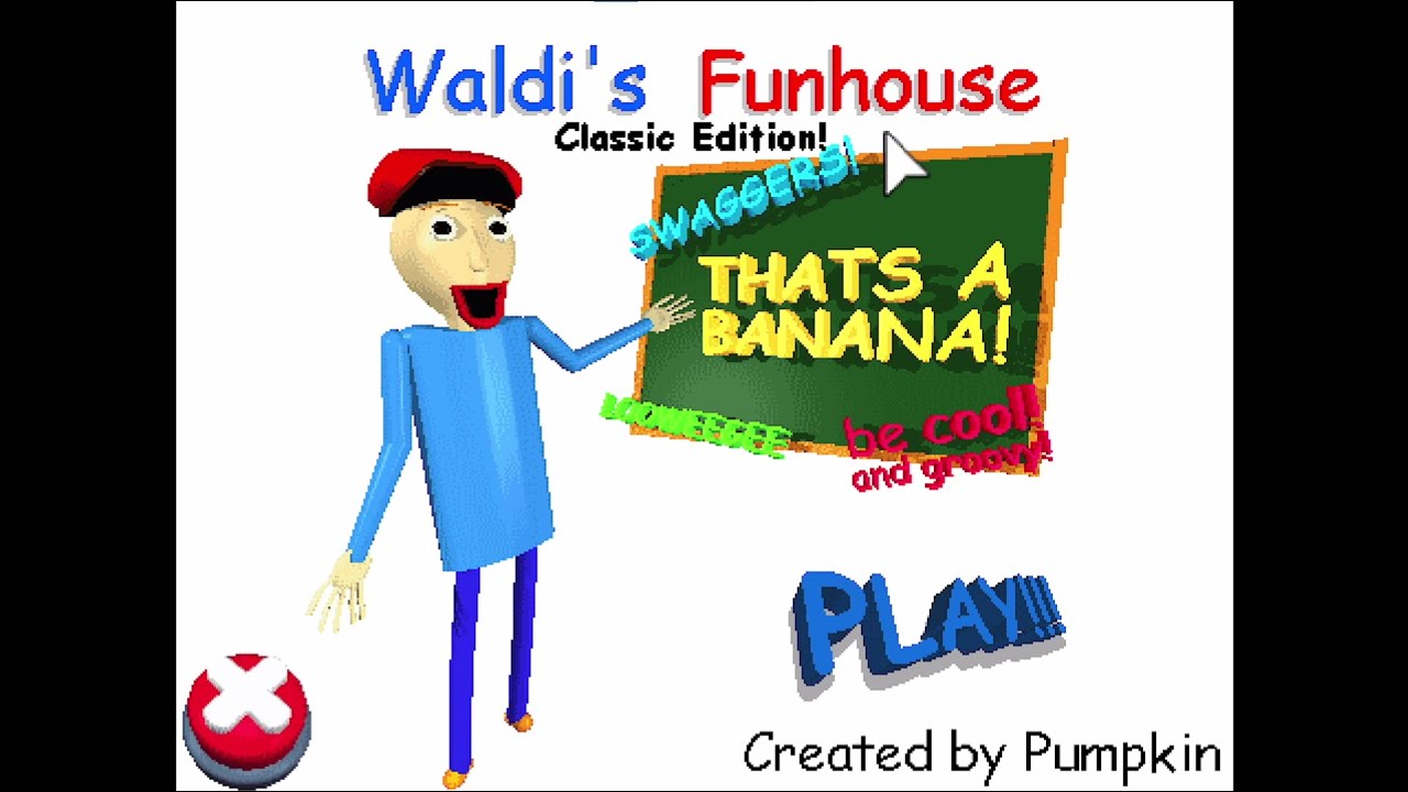 WALDI'S FUNHOUSE!?!?!? | Baldi's Basic Classic Remastered Mod | Game ...