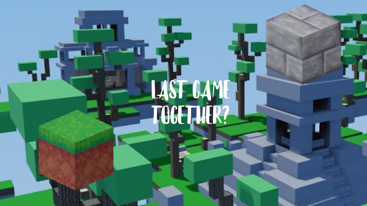 Grass block last game.. (GRASS BLOCK X STONE BRICK COLLAB) - YouTube