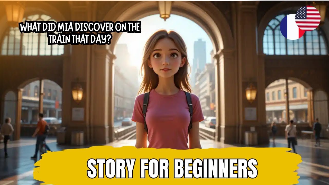 LEARN FRENCH with a Simple Story (Mia's First Train Ride) (A1-A2) - YouTube
