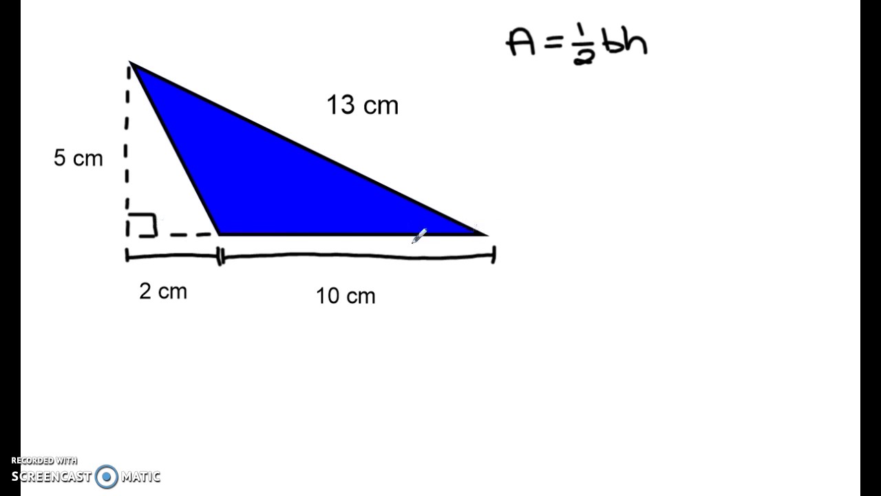 Geometry #2: Area of Triangles - YouTube