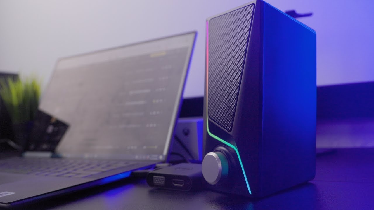 Nylavee SK400 RGB PC Speakers w/ Bass Boast | Review - YouTube