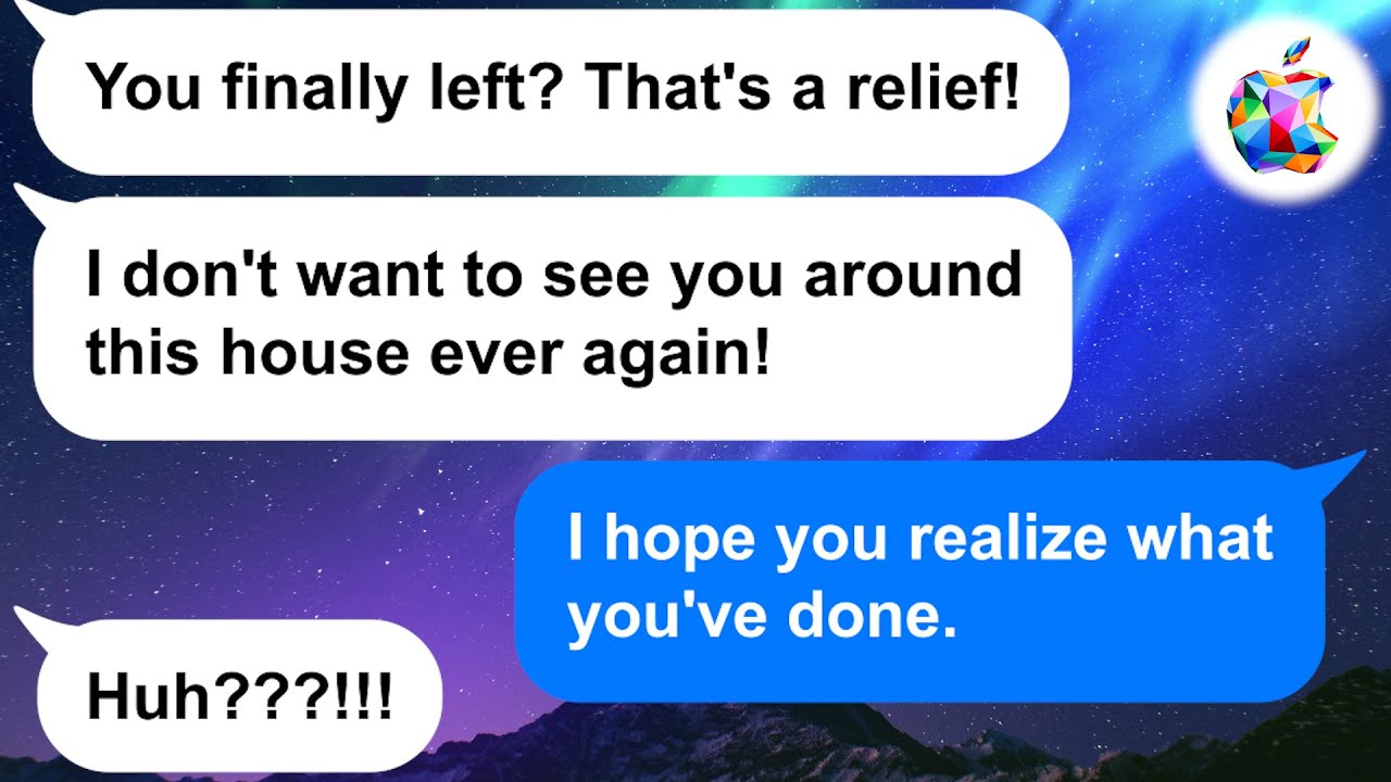 【Apple】My SIL kicked me out of the house but she didn't realize we were ...