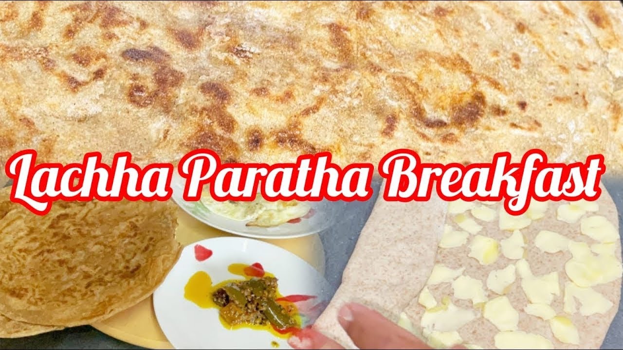 Desi style breakfast | Pakistani Nashta | lacha paratha by Afza Majid ...