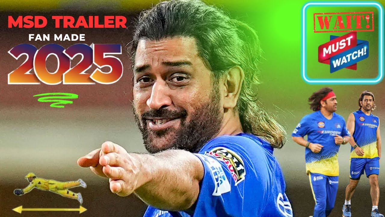 MSD TRAILER || 2025 || FAN MADE EDITS || #msdipl2025 - YouTube