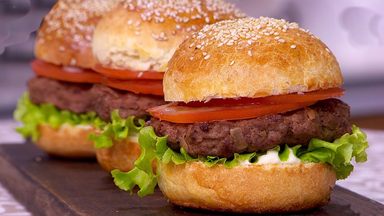 ¡Hamburguesas con pan! Todo casero - YouTube