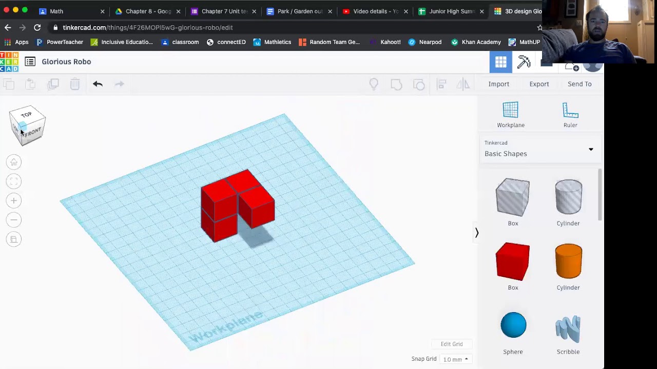 Drawing views of rotated object - YouTube