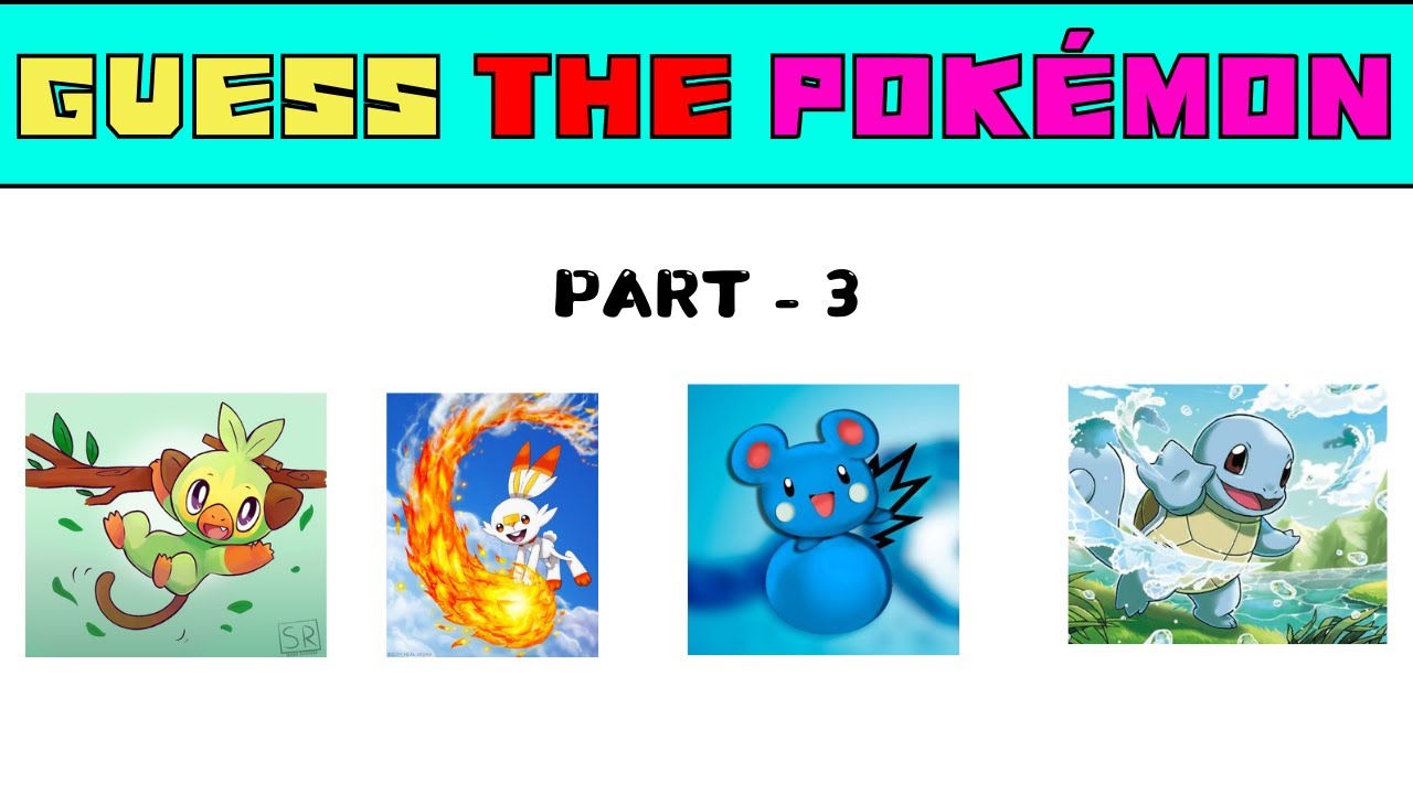 GUESS THE POKÉMON BY EMOJI - 3 #riddlezone #guessthepokemon - YouTube