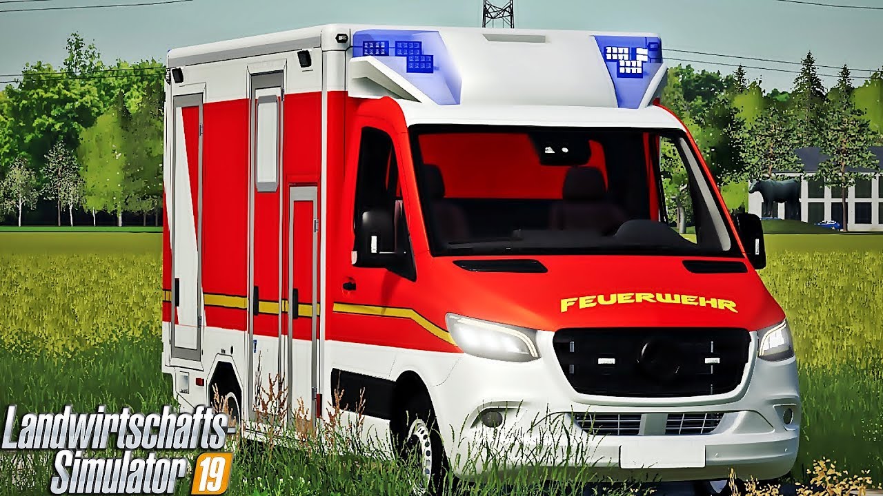 LS19 Feuerwehr - Tragehilfe für den Rettungsdienst - YouTube