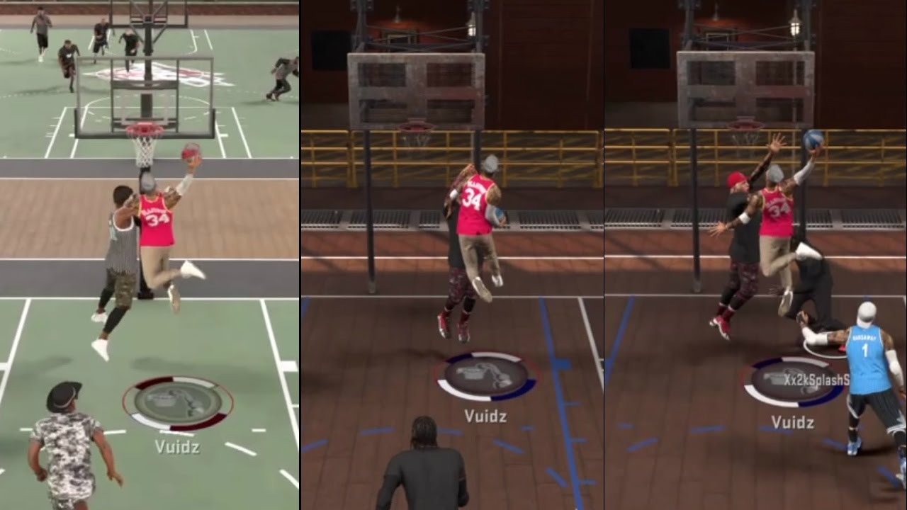 CRAZY NBA 2K17 DUNK MONTAGE! (NASTY CONTACT DUNKS) | NBA 2K17 MyPark ...