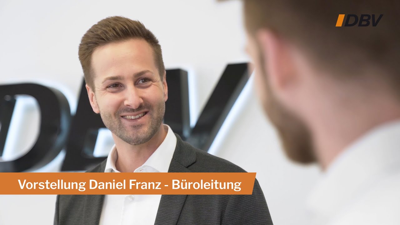 Vorstellung Daniel Franz - Büroleitung DBV Digital - YouTube
