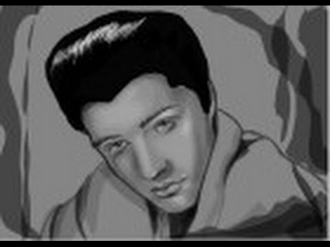 How to draw Elvis Presley - YouTube