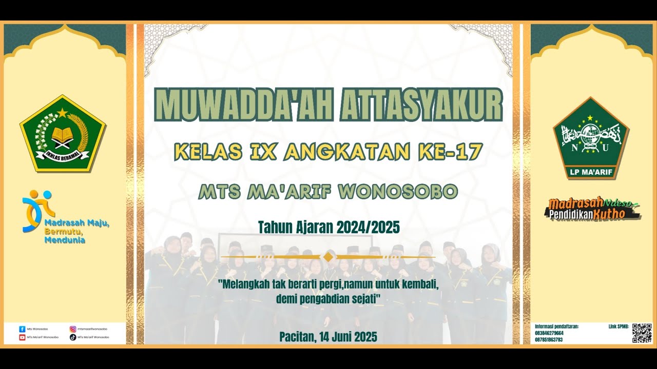 Live Stream MTs Ma'arif Wonosobo - YouTube