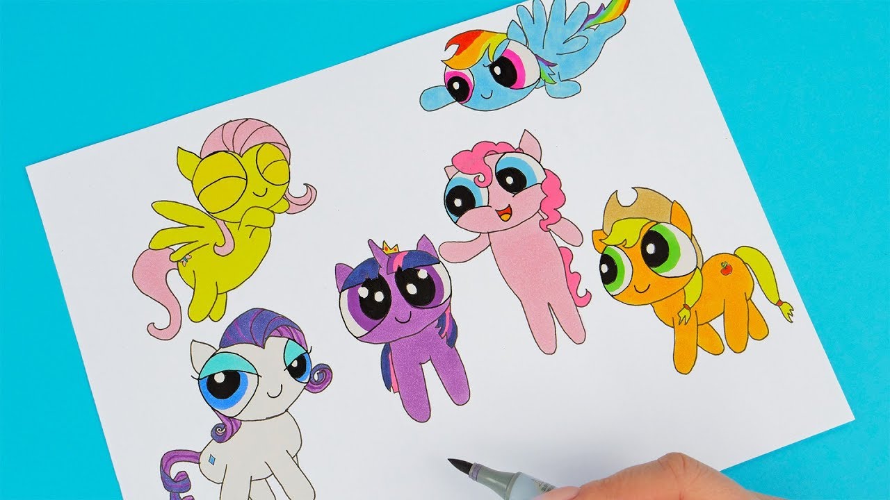 My Litttle Pony Transform Powerpuff Girls | POWERPUFF PONIES - YouTube