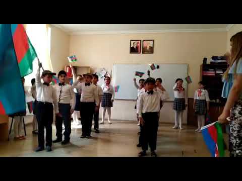 F.Bayramov adına 22 nömreli mektebin 3 d sinif şagirdleri “Esger marşı”