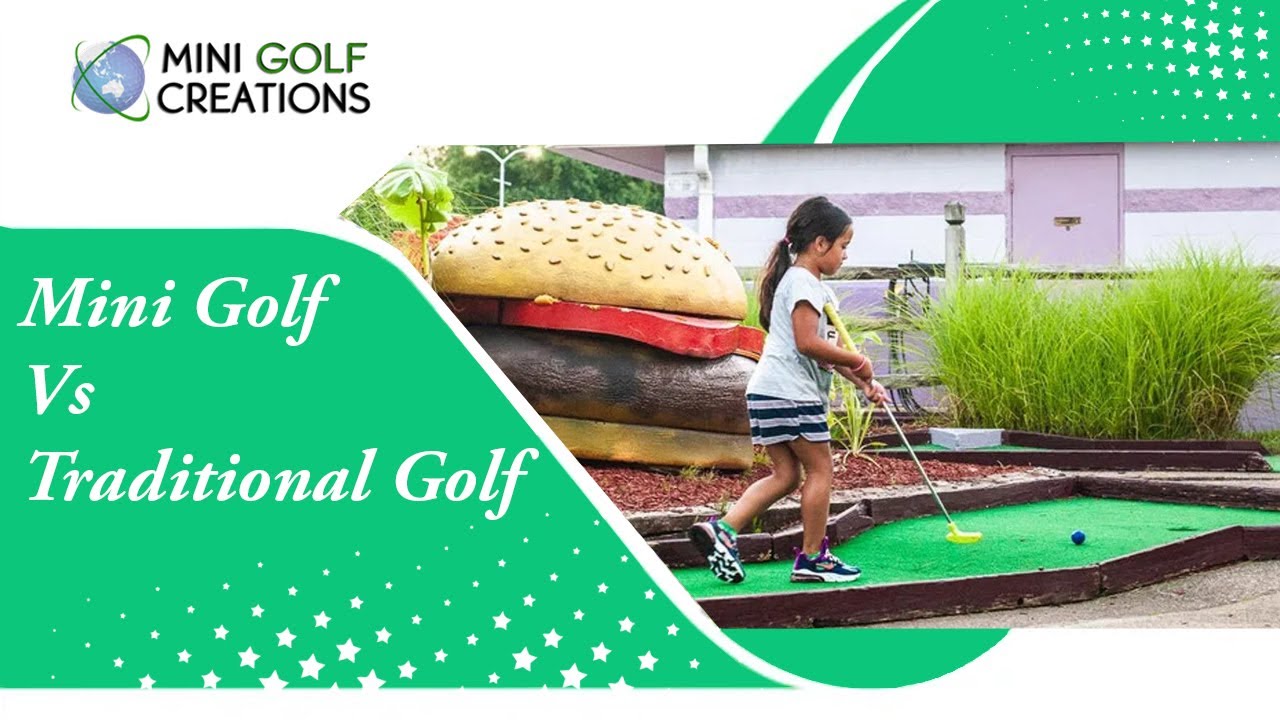Mini Golf Vs Traditional Golf - YouTube