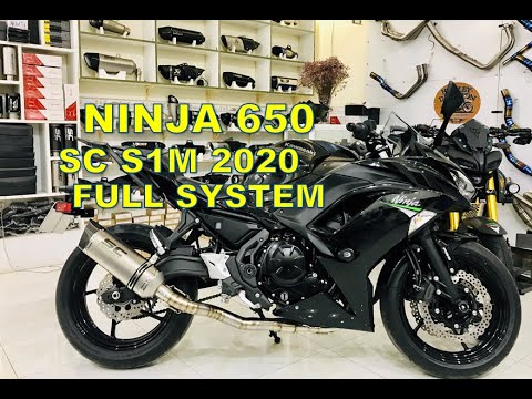 Kawasaki Ninja 650 độ pô SC S1M cổ Full Inox vắt chân | Phượt Safety ...