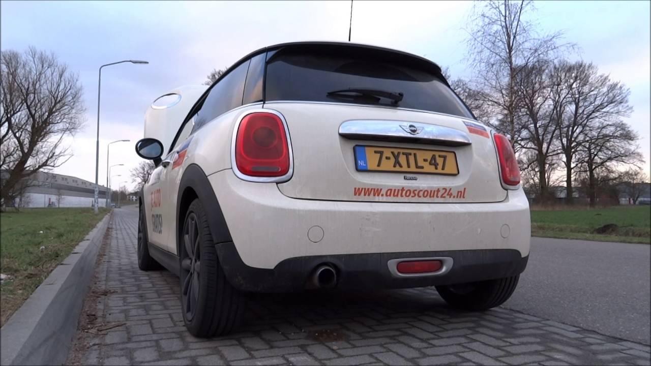 Mini One 1.2 3-cilinder Turbo Exhaust & Engine Sound - YouTube
