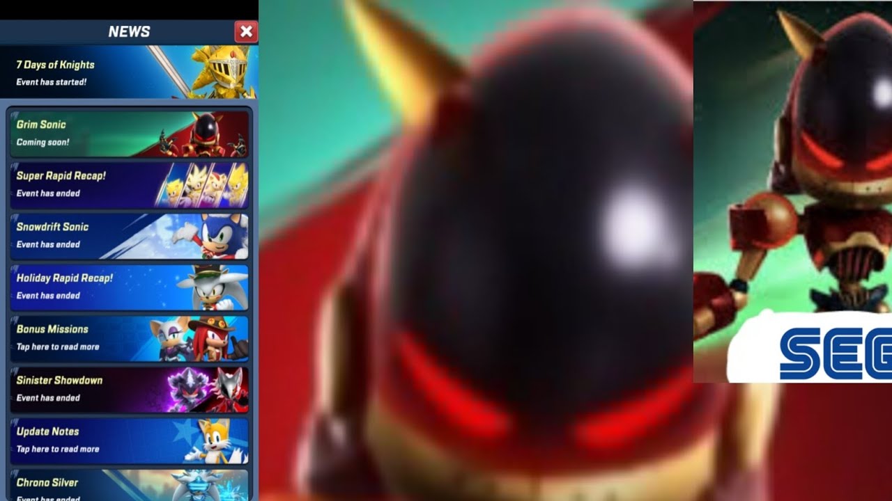 Alpha Grim Chaos Sonic event is here! Sonic forces speed battle - YouTube