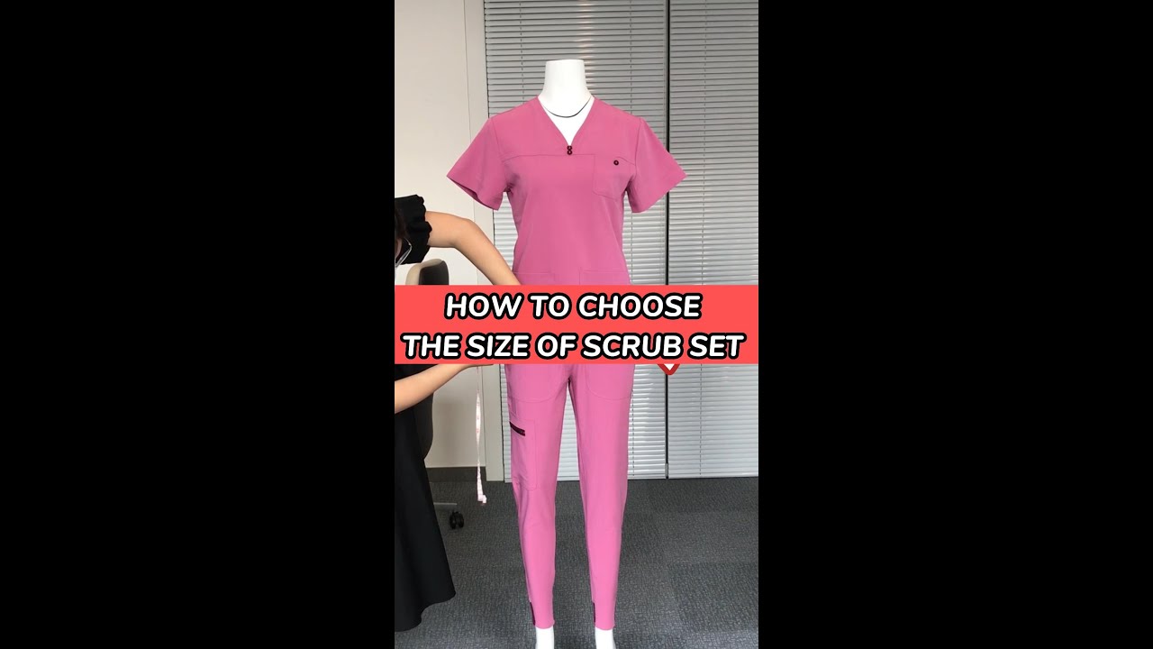 how to choose the size of scrubs sets #nurselife #scrubs #nurse - YouTube