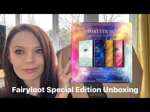 Fairyloot Special Edition Unboxing - Shatter Me, Part 2 - YouTube