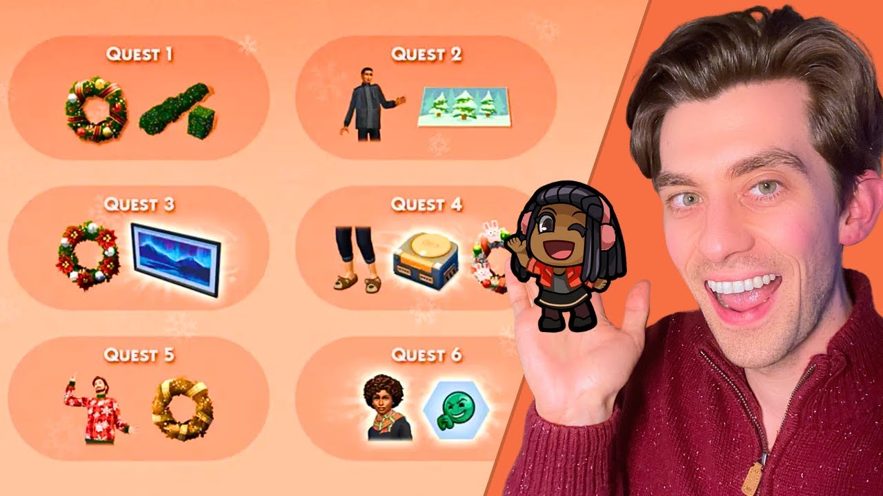 Unlocking ALL Rewards in The Sims 4 Cozy Celebrations Event - YouTube