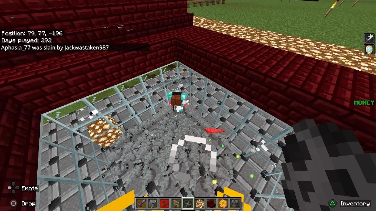 Minecraft pit of death - YouTube