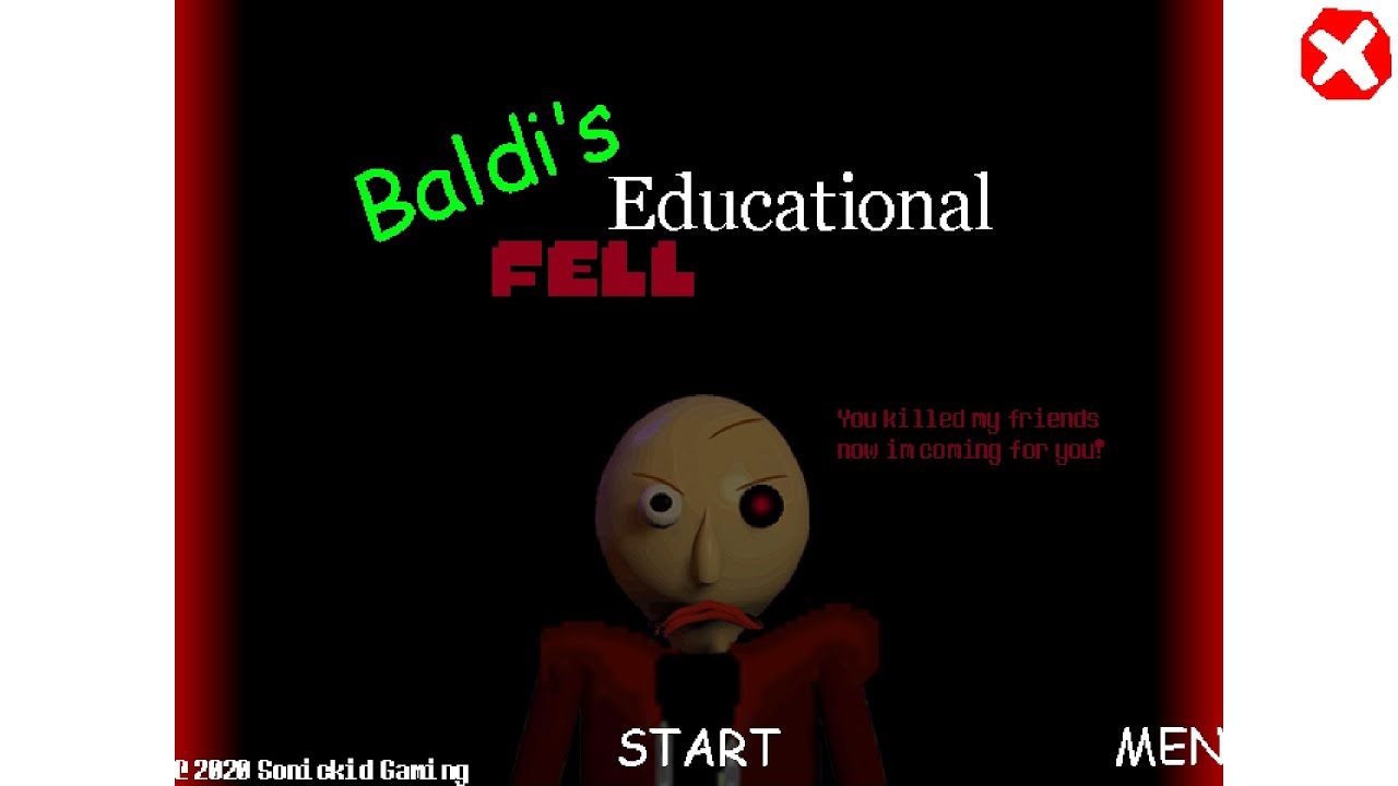 Baldi's Educational Fell. - Baldi's Basics Mod. - YouTube