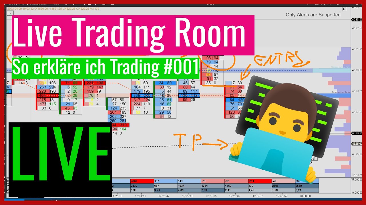 Live Trading Room - So erkläre ich Trading #001 - YouTube