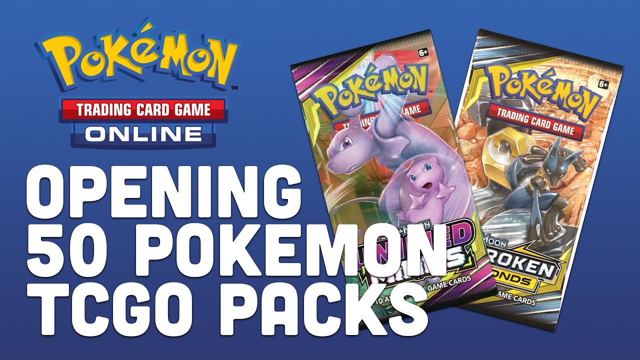Opening 50 Pokémon TCG Packing Online! - YouTube