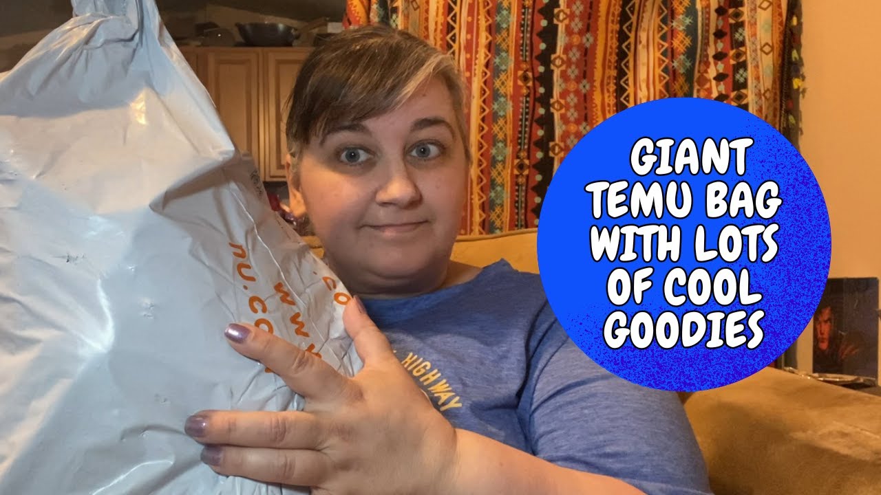 Giant Temu Bag With Lots of Cool Goodies - YouTube