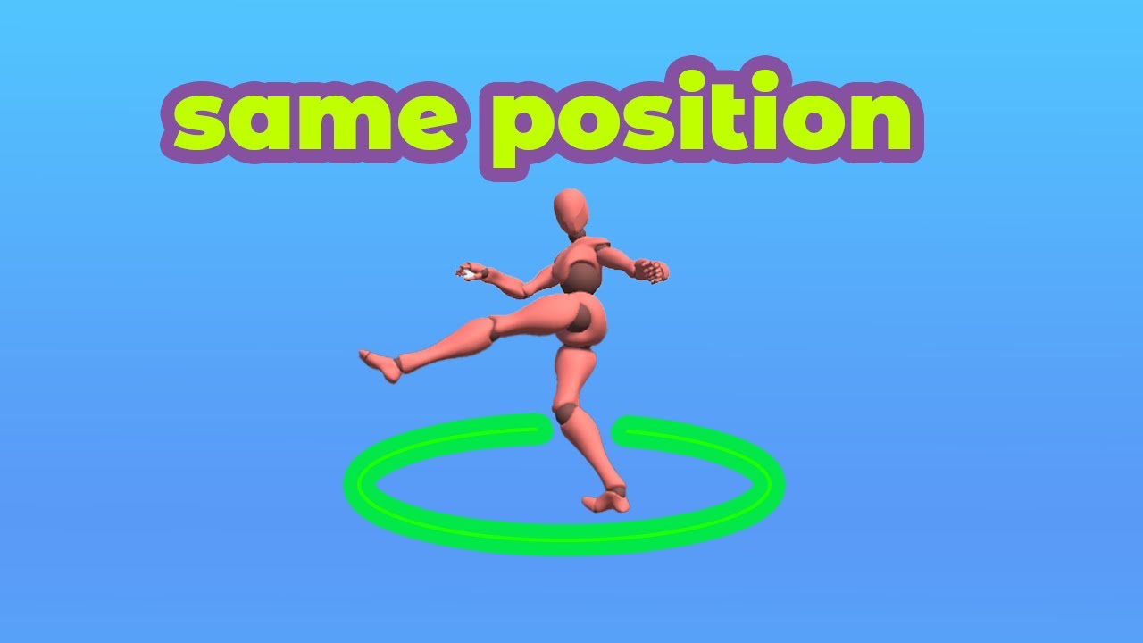 mixamo animation character start and end at the same position - YouTube