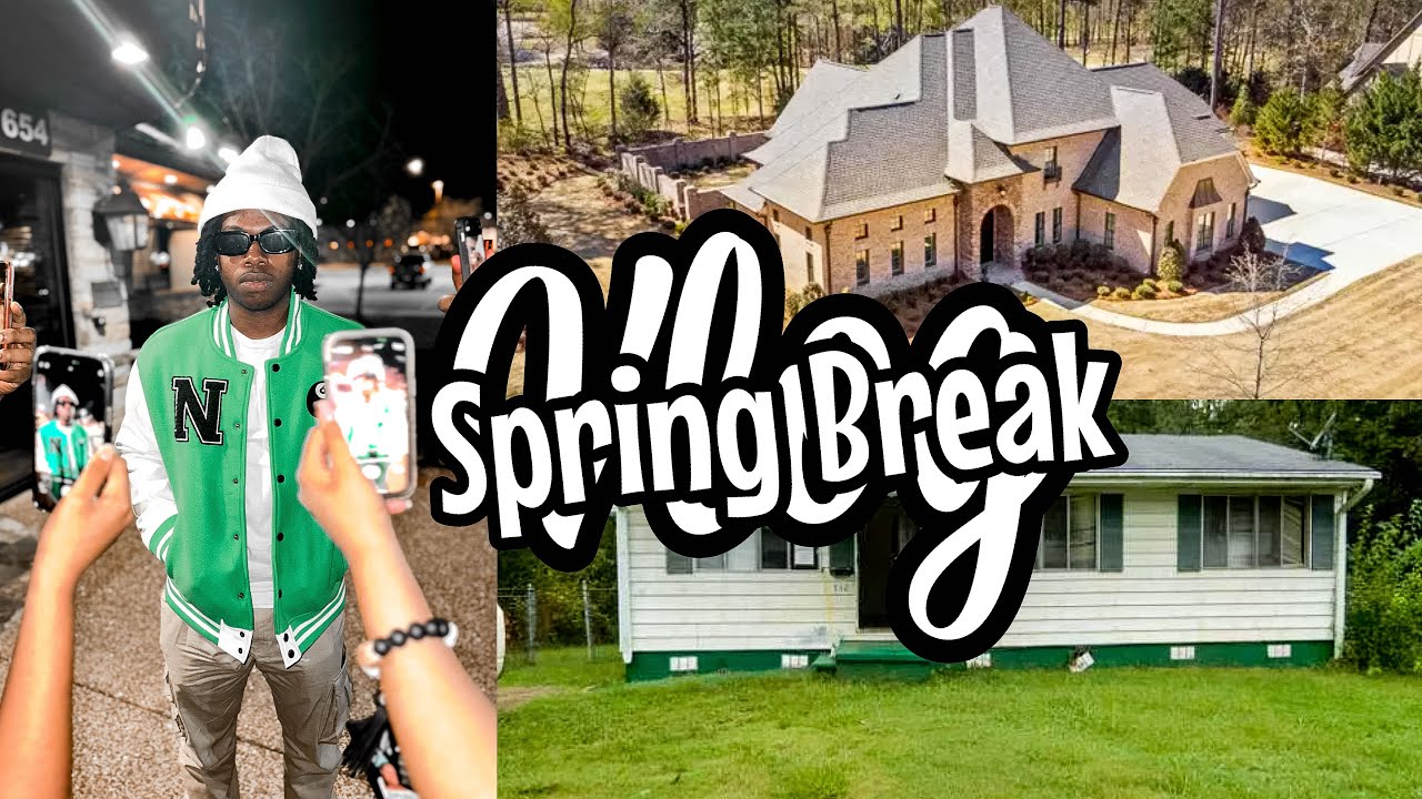 full spring break vlog | traveling, alabama, pool - YouTube