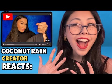 Original ‘Coconut Rain’ Creator Reacts to YouTube ASMRtists’ Versions! 🥥🌧️ (FIRST TIME REACTION ...
