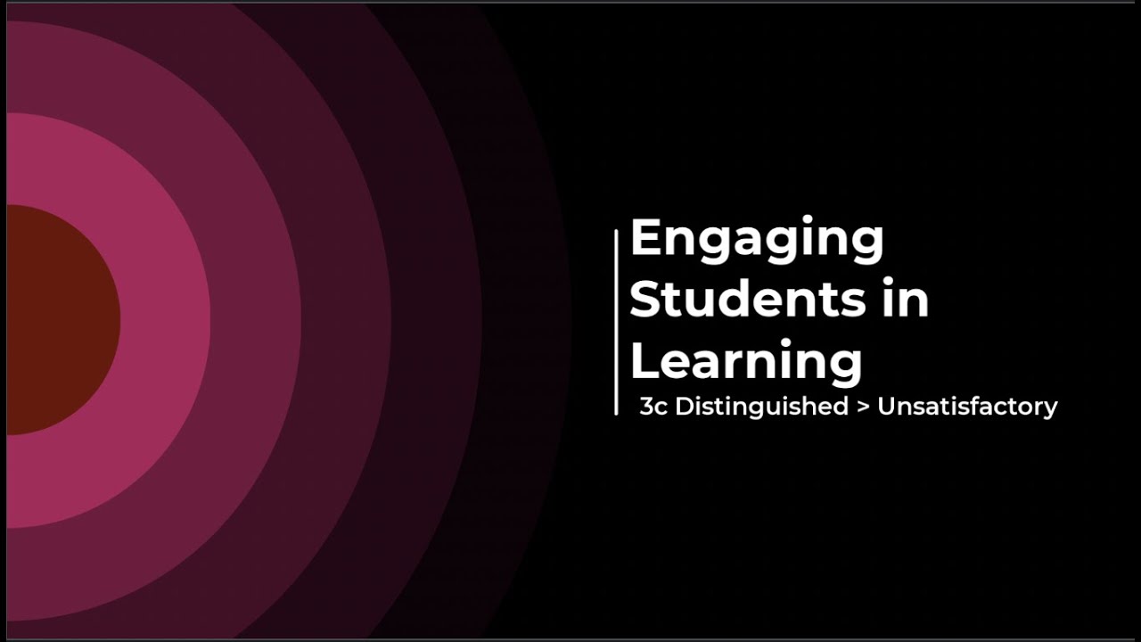 3c Engaging Students in Learning VID 362 - YouTube