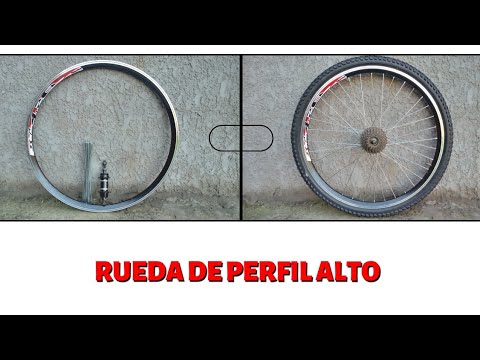 🔴 Cómo ENRAYAR Un ARO De Bicicleta  26  ✅