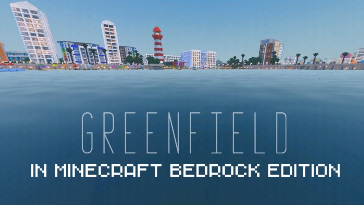 Minecraft Maps: Greenfield | The Largest City In Minecraft comes to ...