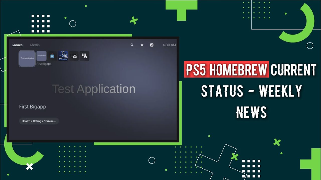 PS5 Homebrew Current Status | Weekly News - YouTube