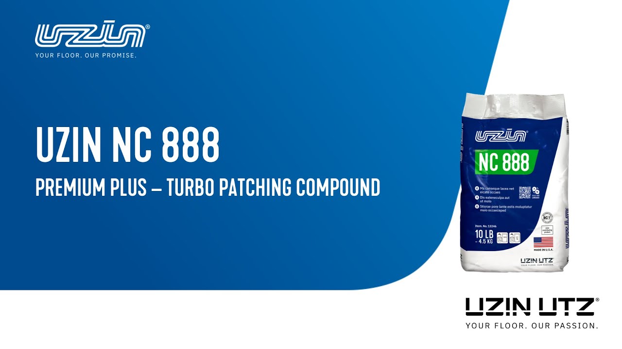 UZIN NC 888 Turbo Patching Compound - YouTube