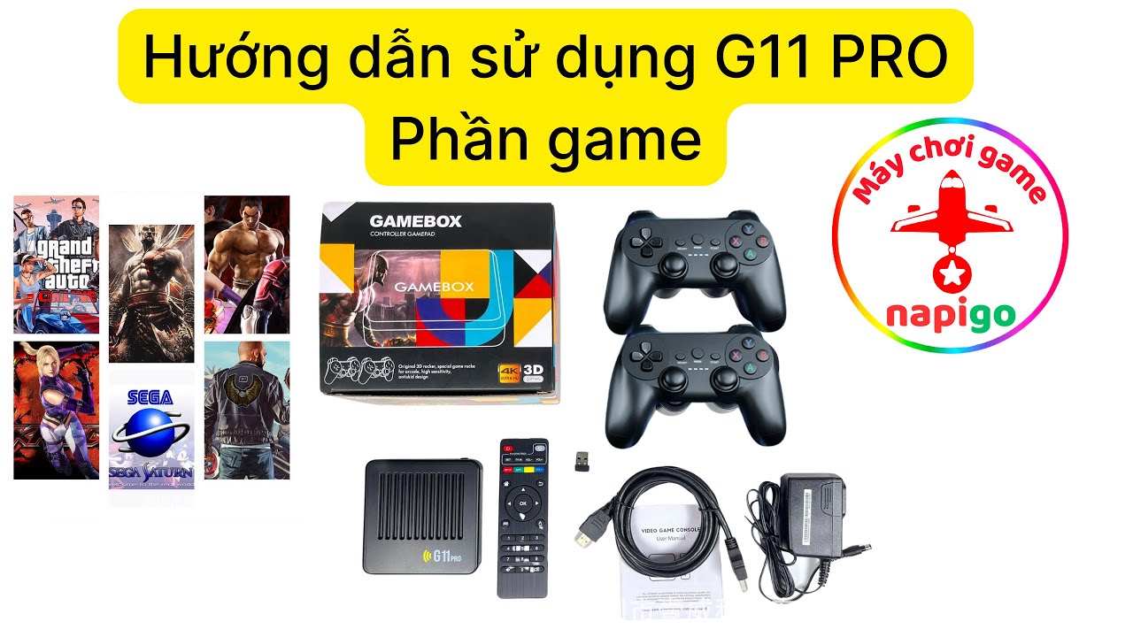 Hướng dẫn sử dụng và cài đặt máy chơi game G11 PRO Napigo Phần game - YouTube