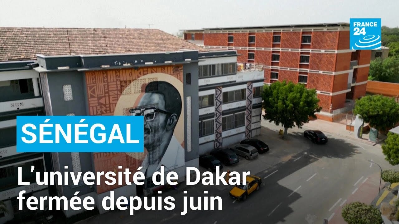 Sénégal : étudiants et professeurs réclament la réouverture de l’université de Dakar - YouTube